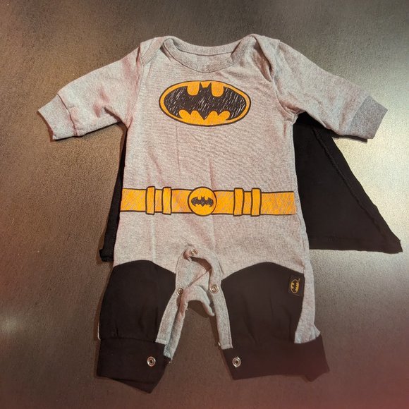 Batman | One Pieces | Baby Batman Bodysuit With Detachable Cape | Poshmark